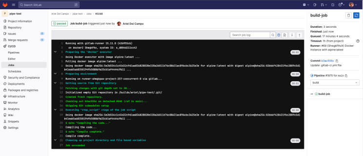 Gitlab CI/CD Pipelines