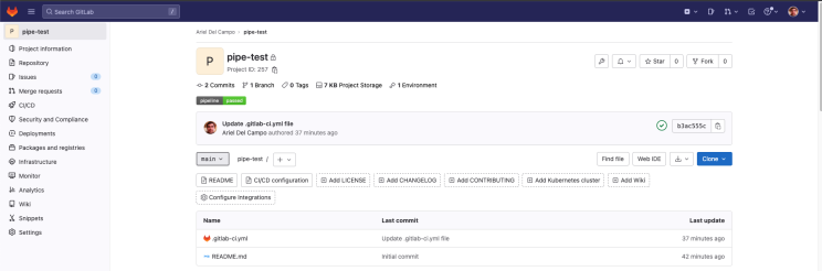 Gitlab CI/CD Pipelines